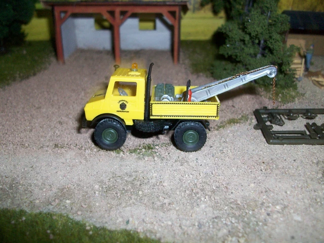 1/87/HO ROCO MINITANKS/WIKING Unimog Abschleppwagen Umbau EUR 9,99 ...