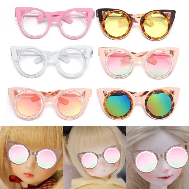 For 20~25cm Dolls Glasses Clothes Plush Doll Eyeglasses Cute Round