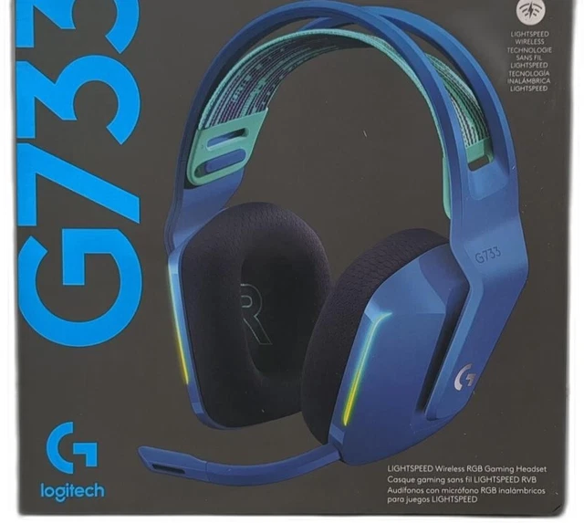 LOGITECH G733 LIGHTSPEED Wireless Gaming Headset, Suspension Headband ...
