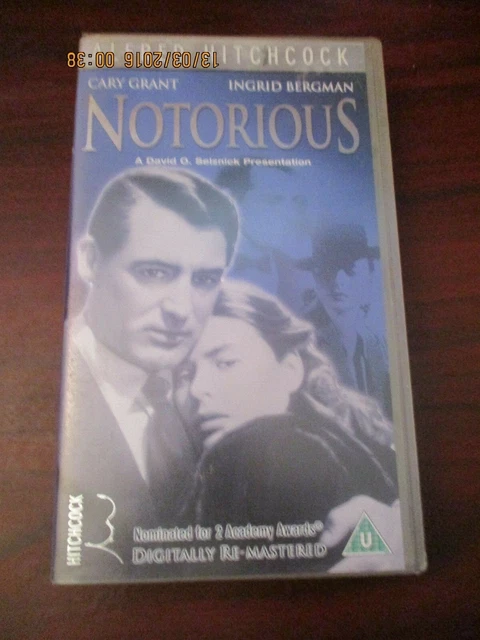 ALFRED HITCHCOCK NOTORIOUS VHS Video Tape (NEW SEALED) £4.99 - PicClick UK