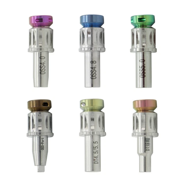 DENTAL IMPLANT PROSTHETIC Kit Abutment Hiossen OSSTEM Mini Ball Driver ...