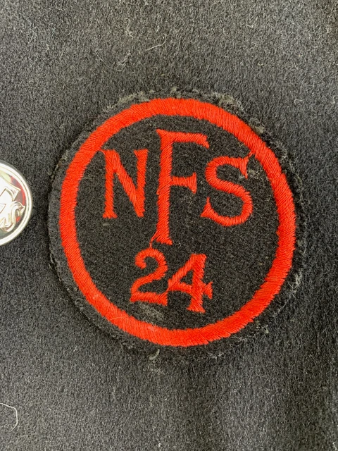 ORIGINAL WW2 BRITISH Army NFS National Fire Service Jacket / Tunic ...