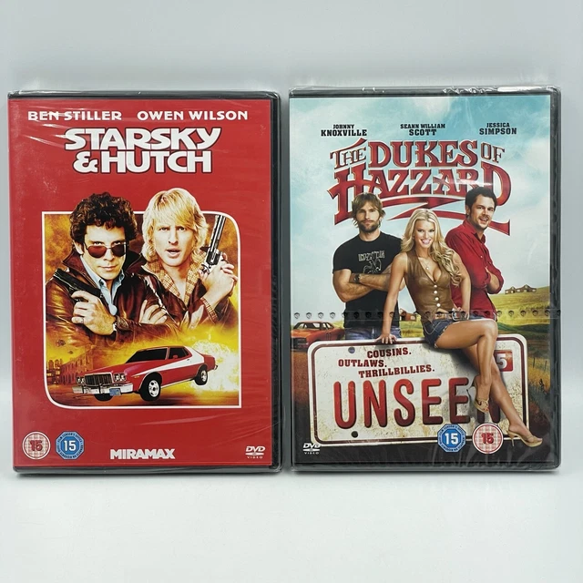 STARSKY & HUTCH (2004) The Dukes of Hazzard (2005) 2 x DVD Film Bundle ...