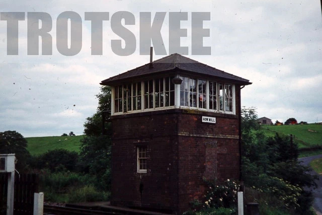 35MM SLIDE BR British Railways Scene View How Mill Signal Box 1980 ...