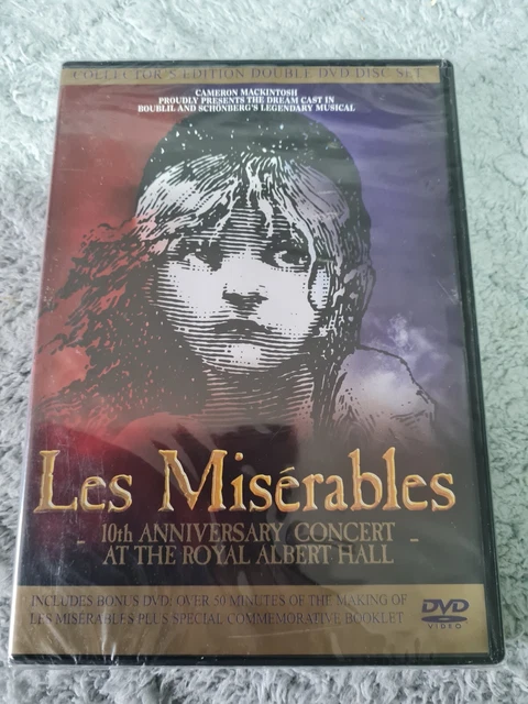 LES MISERABLES DVD 2-Disc 10th Anniversary Concert Royal Albert Hall ...