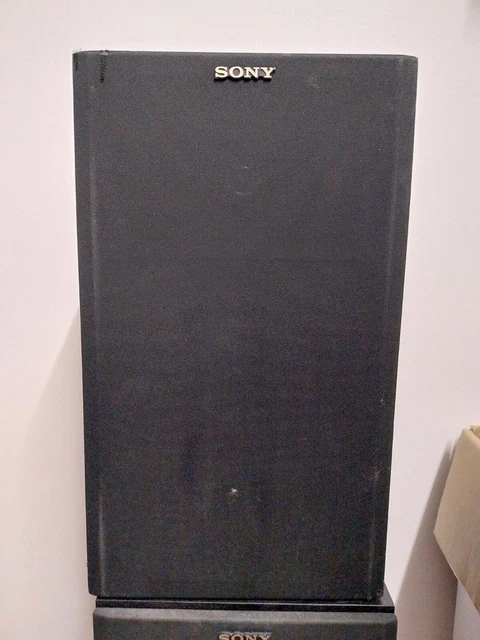 SONY APM-12ES 2-WAY Loudspeaker Speaker System Hi-Fi Speakers - Black £ ...