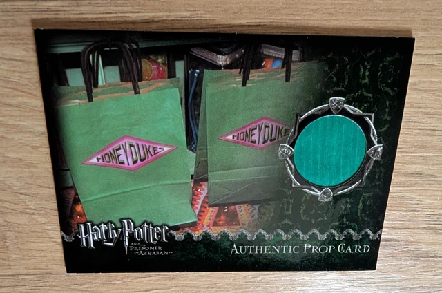HARRY POTTER PROP Card Costume POA Prisoner Of Azkaban Honeydukes Bag ...