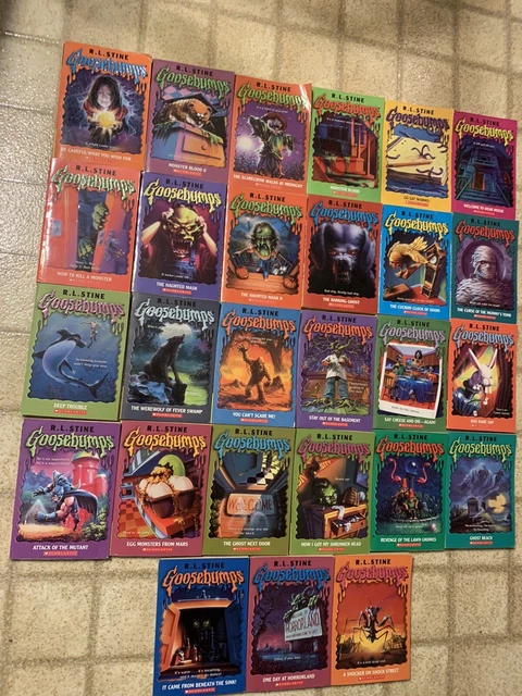 LOT DE 27 livres Goosebumps Series par R.L. Stine Scholastic EUR 42,45 ...