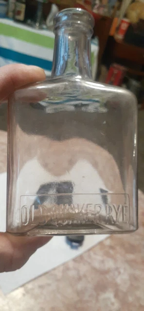 ANTIQUE BIMAL OLD quaker rye whiskey bottle $41.65 - PicClick AU