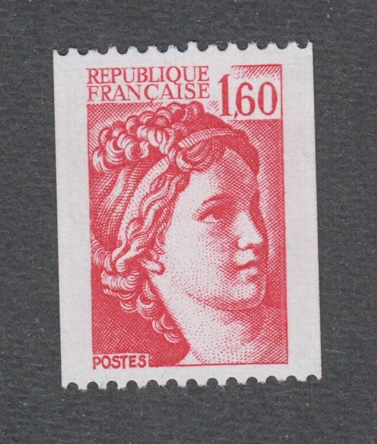 FRANCE -TIMBRES NEUFS** Roulettes - Sabine - N° 2158a numéro rouge ...