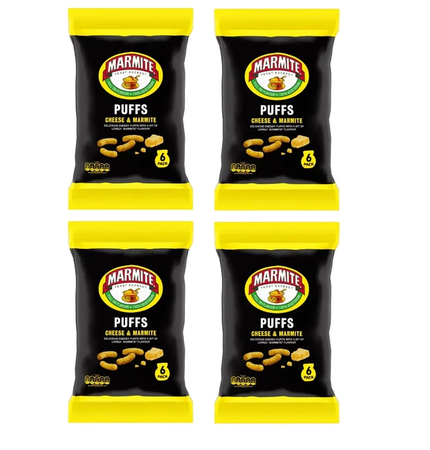 MARMITE CHEESE & Marmite Puffs 6 x 16.5g PACK OF 4 $25.97 - PicClick CA