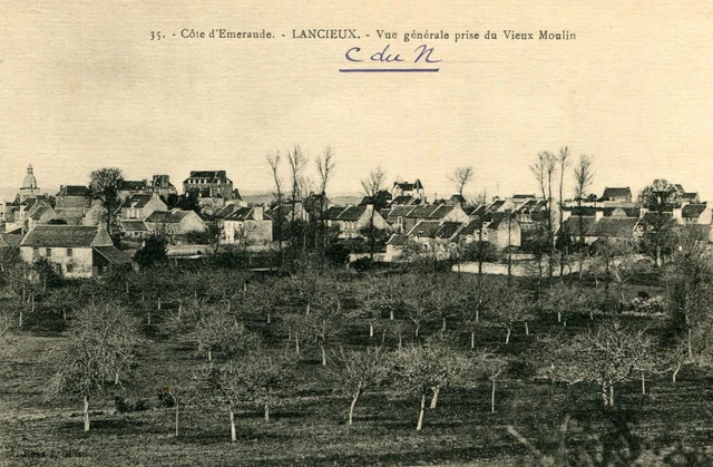 CARTE LANCIEUX VUE générale prise du vieux Moulin EUR 5,00 - PicClick FR