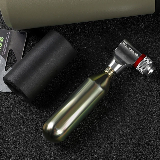 POMPA CO2 PORTATILE pompa manuale mountain bike CO2 CO2 pompa aria ...