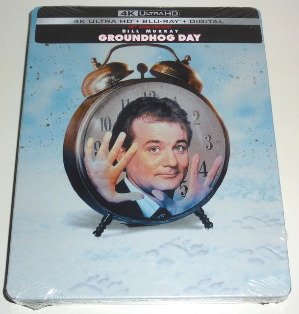 GROUNDHOG DAY 4K Uhd 2-Disc Blu-Ray Steelbook Ovp Sealed (Lesen) Murmeltier EUR 34,90 - PicClick DE