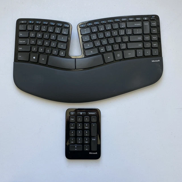 MICROSOFT - SCULPT Ergonomic Wireless Desktop Keyboard & Keypad Combo ...