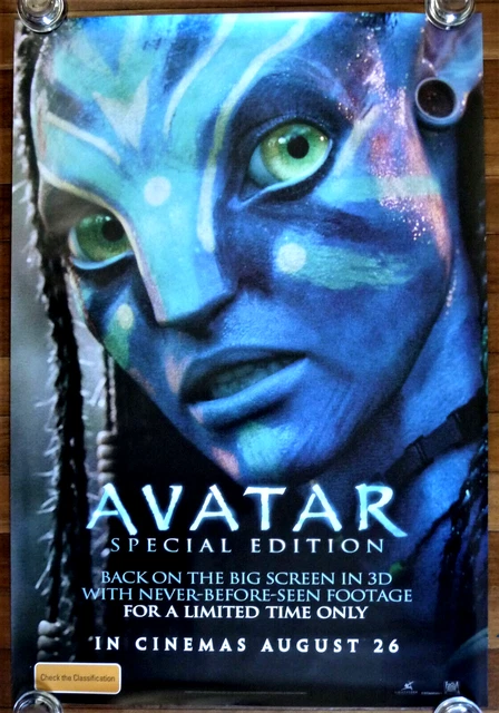 AVATAR ORIGINAL 2010 Australian Special Edition Advance One Sheet Movie ...