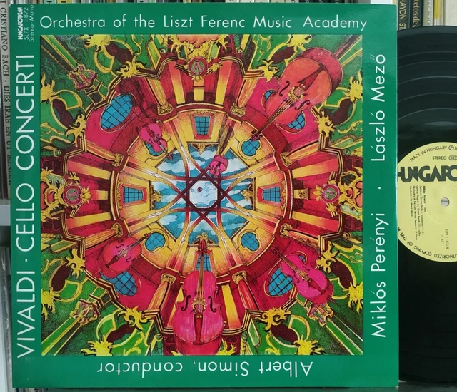 VIVALDI CELLO CONCERTOS MIKLOS PERENYI Hungaroton SLPX 11872 NM EUR 15 ...
