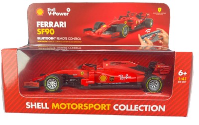 FERRARI F1 SF90 Shell motorsport collection V-power 1:41 Diecast scale ...