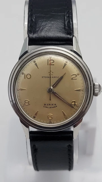 VINTAGE RARE 1950'S Eterna Eterna-matic Birks Challenger Automatic ...