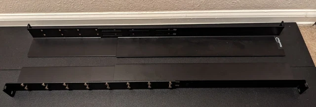 NAVEPOINT 00400518 1U Adjustable Rack Mount Server Shelf Rails $35.00 ...