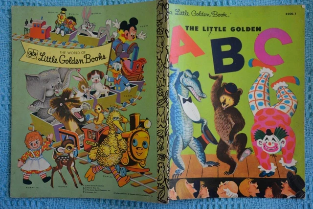 LITTLE GOLDEN BOOK: Little Golden ABC #E200-1 SOFTCOVER 41st Print 1980 ...