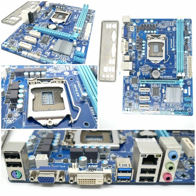 GIGABYTE GA-H61MA-DV2 MOTHERBOARD Socket LGA1155 Micro ATX PLUS Intel ...
