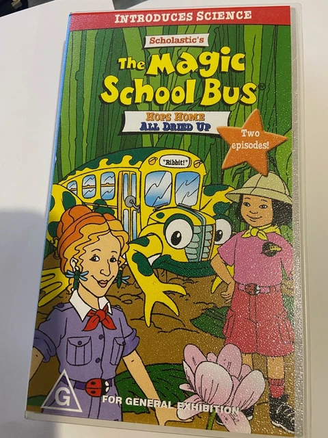 THE MAGIC SCHOOL Bus Hops Home, All Dried Up VHS Cassette 1994 As New ...