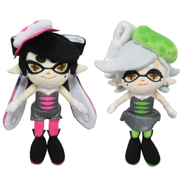 SPLATOON SQUID SISTERS Callie and Marie Set / S size Plush Stuffed toy ...