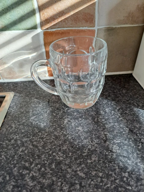 Dimpled Beer Tankard Half Pint Glass Set Of 4 £499 Picclick Uk
