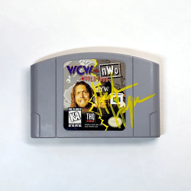 WCW VS. NWO World Tour Hulk Hogan N64 1997 Cartridge AUTOGRAPHED SIGNED ...
