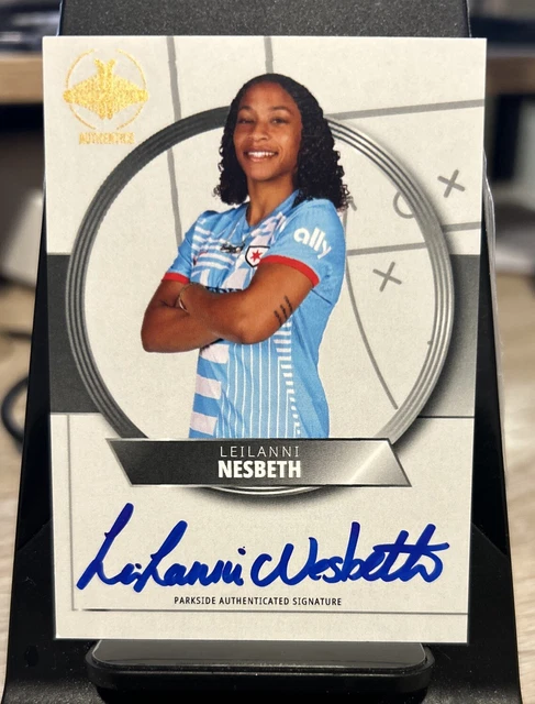 LEILANI NESBETH 2024 Parkside NWSL Volume 1 FIRMA SERIE AUTO/399 STELLE ...