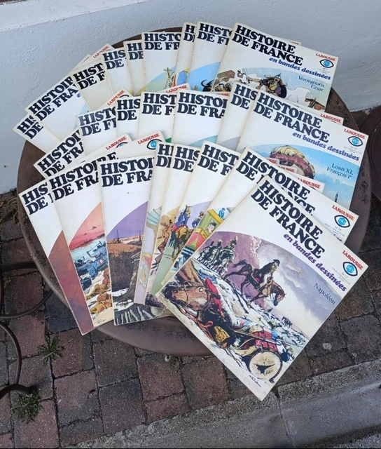 HISTOIRE DE FRANCE en bandes dessinées (série complète en 24 volumes) EUR 100,00 - PicClick FR