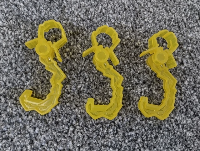 PAW PATROL MIGHTY Lookout Tower 3x Yellow Zip Line Clips Hooks Spare ...