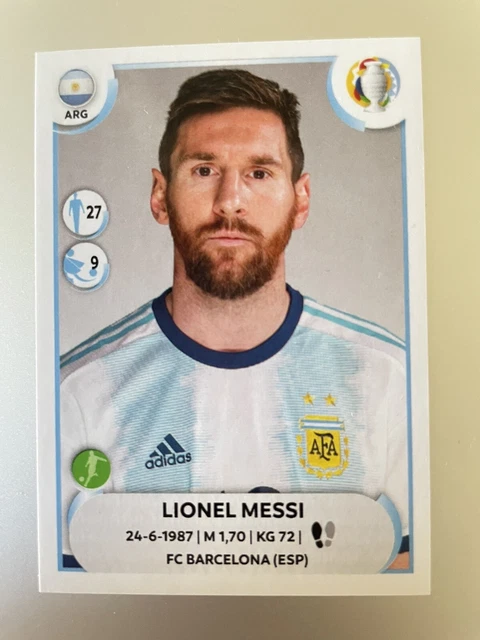 PANINI COPA AMERICA 2021 Argentina Lionel Messi Leo Fc Barcelona ...