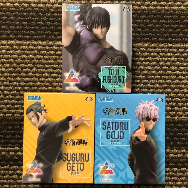 JUJUTSU KAISEN SATORU Gojo Suguru Geto Toji Fushiguro Figure Luminasta ...