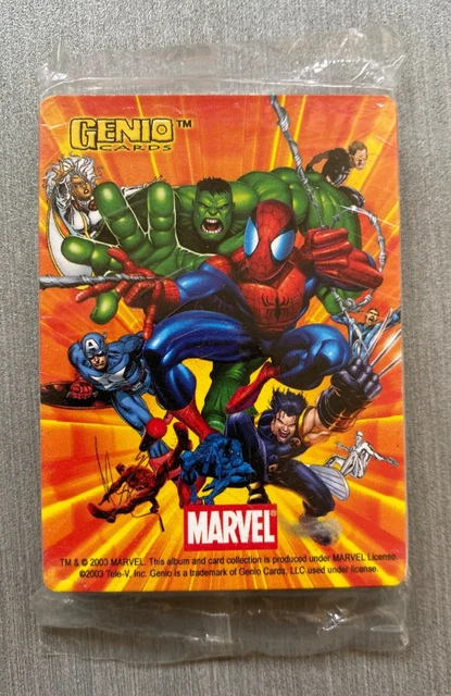 2003 GENIO MARVEL TCG Mega Deck Pack (30+ Cards) Factory Sealed!! Brand ...