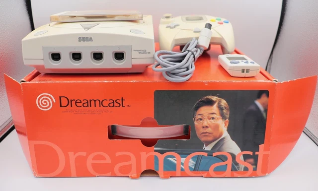 SEGA DREAMCAST JAPANESE Console Yukawa HKT-3000 w/ Box REGION LOCK NO ...