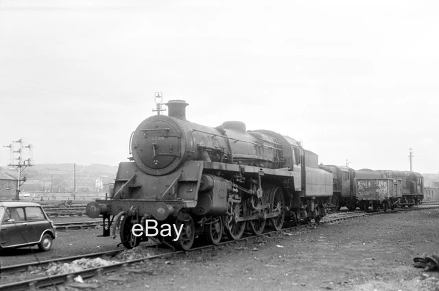 RAILWAY STEAM NEGATIVE Standard 4 75034 Carnforth MPD 10A 5/68 ...