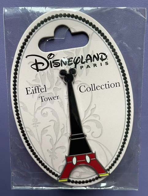 GENUINE DISNEY PARKS Pin DLP Disneyland Paris Mickey Mouse Eiffel Tower ...