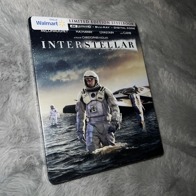 INTERSTELLAR WALMART EXCLUSIVE Steelbook 4K UHD Blu-ray Digital New HELPS STRAYS £45.32 ...