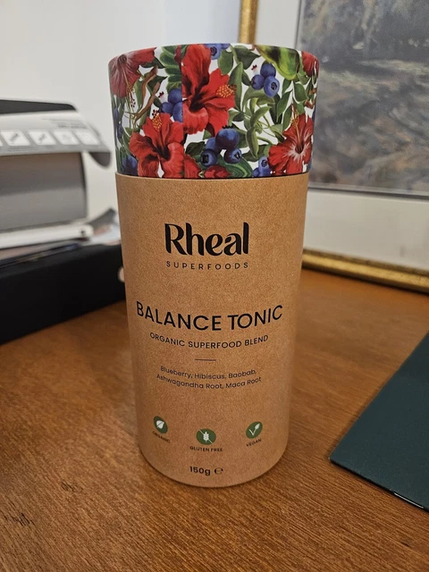 RHEAL BALANCE TONIC Organic Superfood Blend New Sealed Bbf End 28.2.25 ...