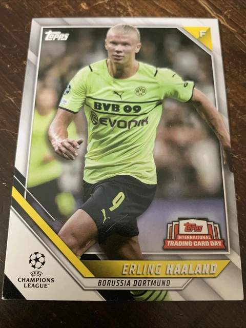 ERLING HAALAND - 2022 Topps International Trading Card Day UEFA ...