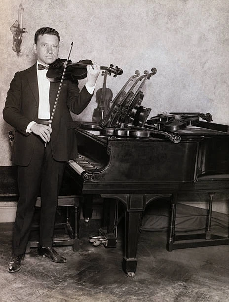 FAMOUS RUSSIAN VIOLIN Player Violinist Efrem Zimbalist c1920 1 Old ...