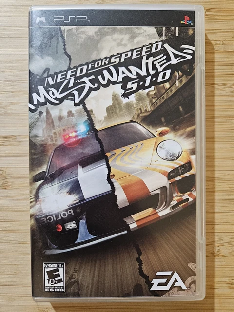 NEED FOR SPEED Most Wanted 510 CASE & MANUAL (Sony PSP, 2005) $3.99 ...