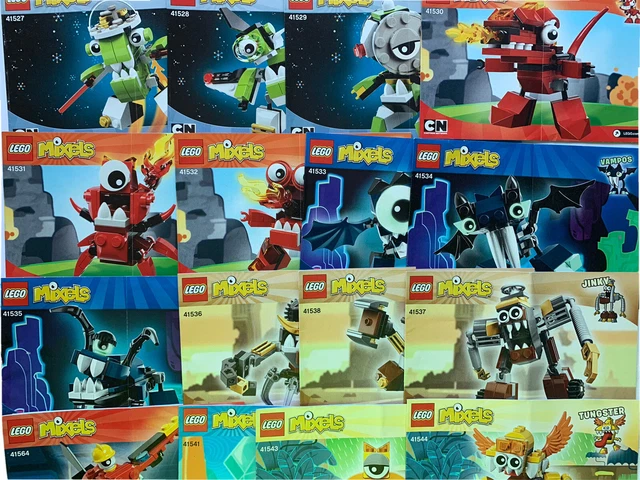 LEGO MIXELS MANUALE di istruzioni solo numeri da 41527 a 41564 senza ...