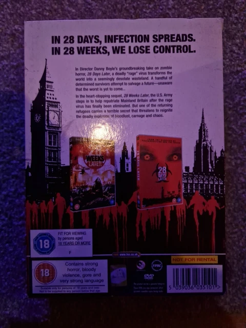 28 DAYS LATER/28 Weeks Later (Box Set) (DVD, 2007) EUR 1,16 - PicClick IT