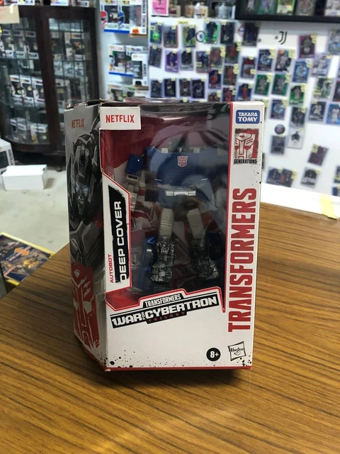 TRANSFORMERS NETFLIX DEEP COVER War pour la classe Cybertron WFC Deluxe ...