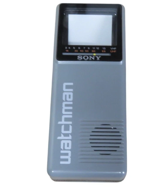 VINTAGE ~ SONY Watchman 1986 Handheld TV~ FD-10A ~ Works! £22.75 ...