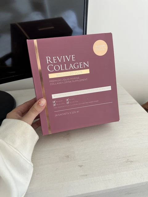 REVIVE COLLAGEN ENHANCED Plus 10,000mg - Marine Supplement - 28 Sachets ...