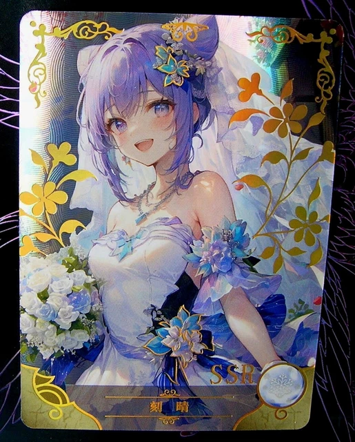 KEQING GENSHIN IMPACT CARTE SSR Goddess Story Anime Waifu Card NS-2M11 ...